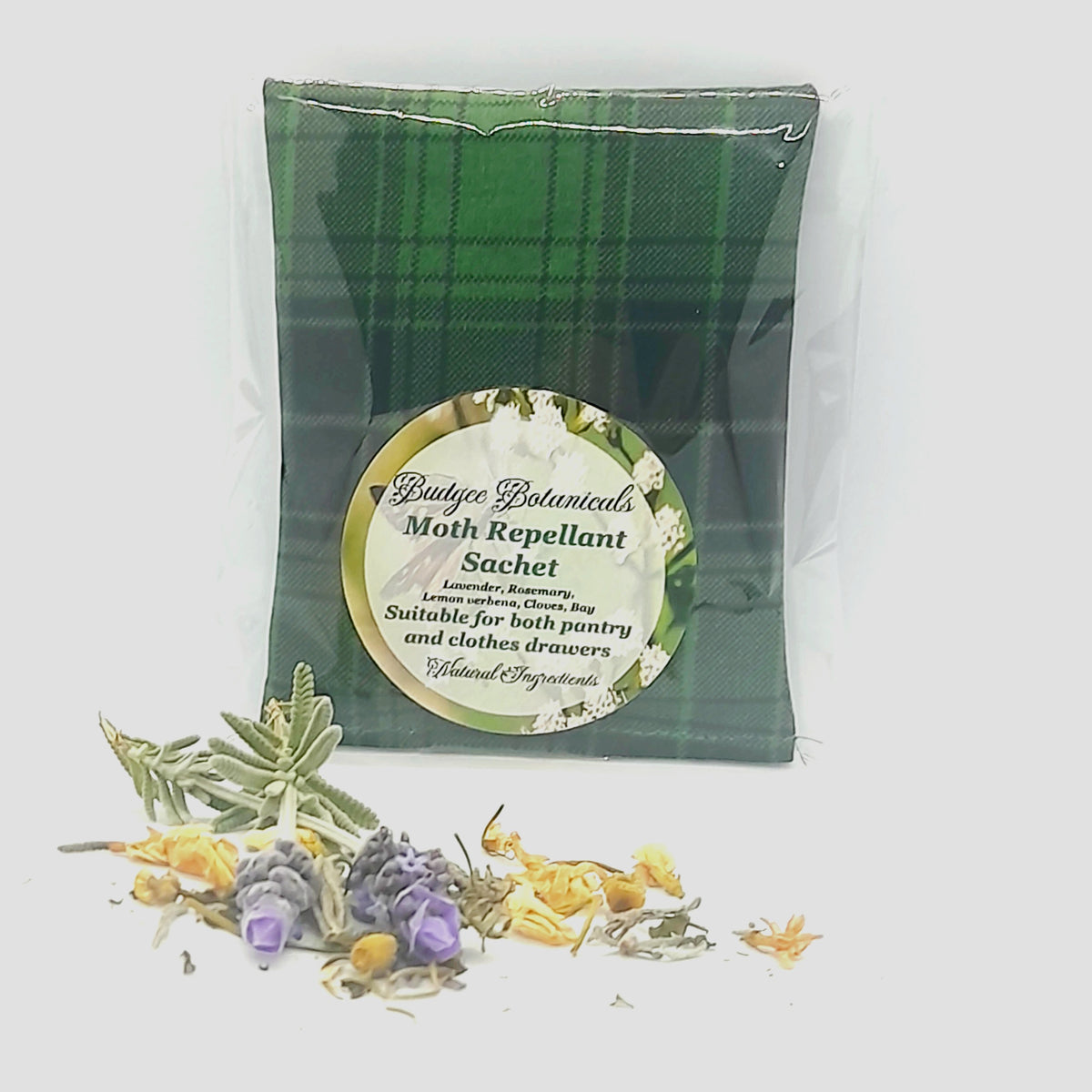 Moth Repellant Sachet – Budgee Garlic & Herbs