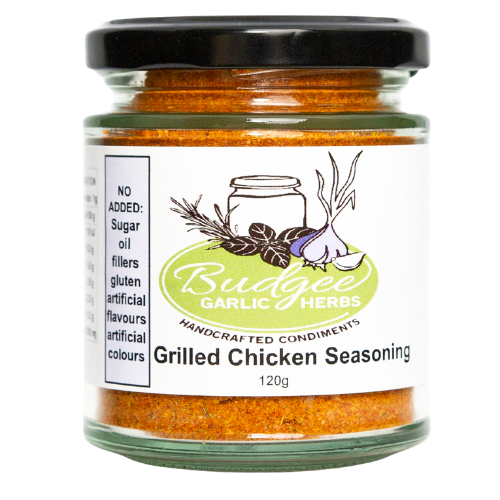 Grilled Chicken Seasoning – Budgee Garlic & Herbs